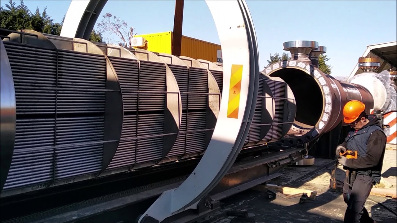 High Pressure (DFU) Heat Exchangers Fabrication - EKME S.A. - YouTube