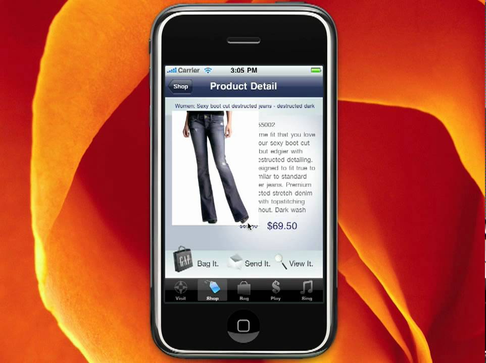 Gap App Demo for iPhone - YouTube