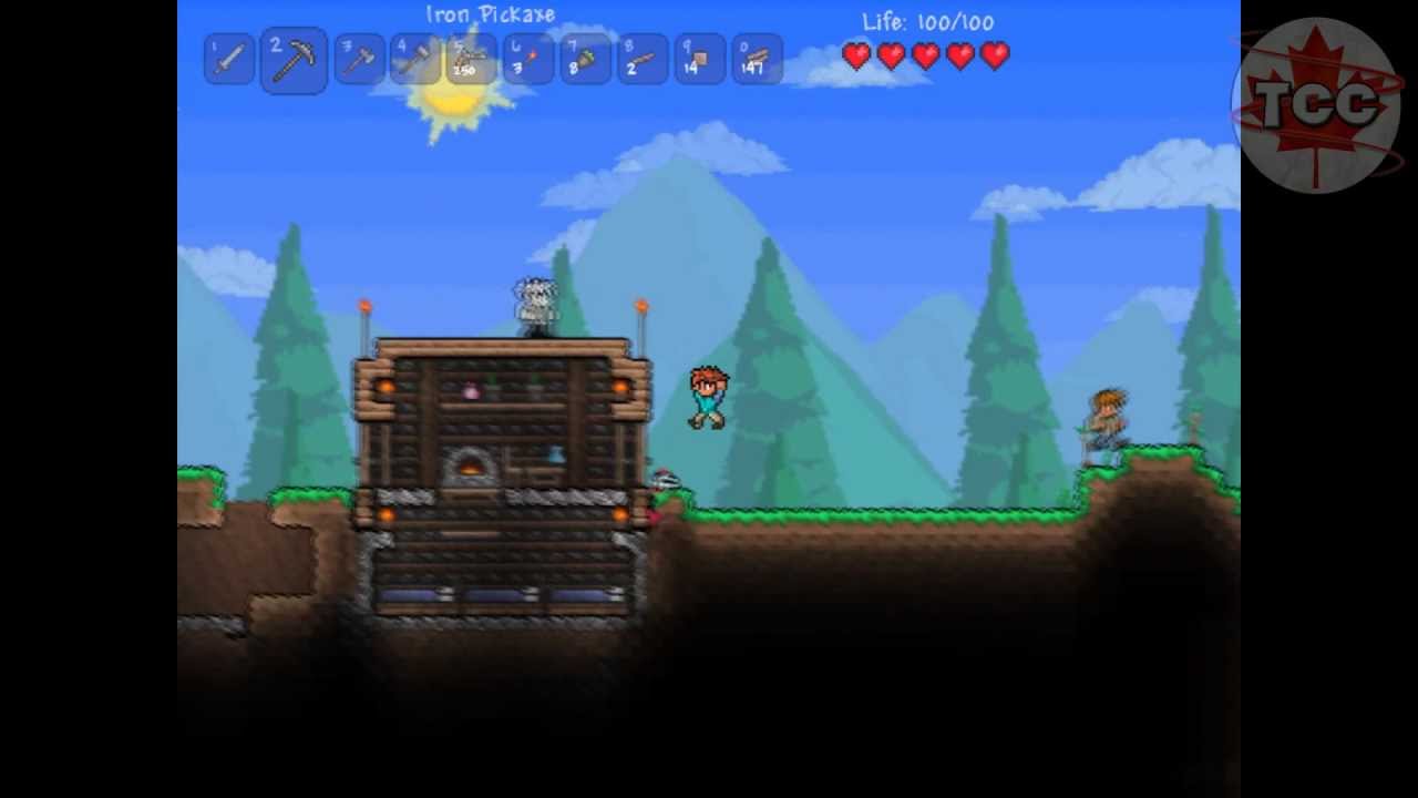 Canadian Let's Play - Terraria: Part 1 - 2D Digging! - YouTube