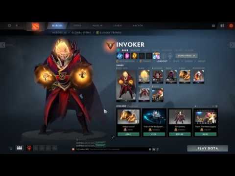 Dota 2 - Invoker Immortal mix set - YouTube