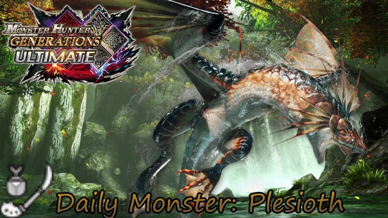 Daily Hunt #296 - Plesioth (MH Generations Ultimate) - YouTube
