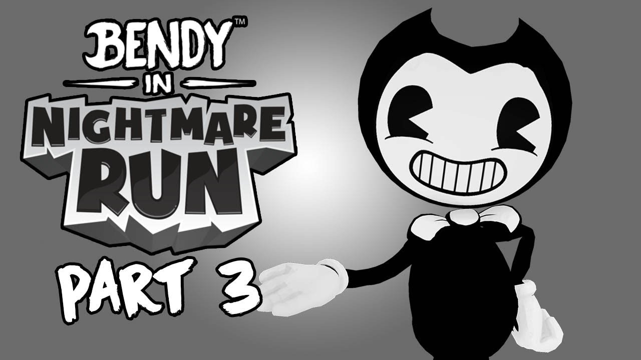 Bendy in nightmare run game - scienas