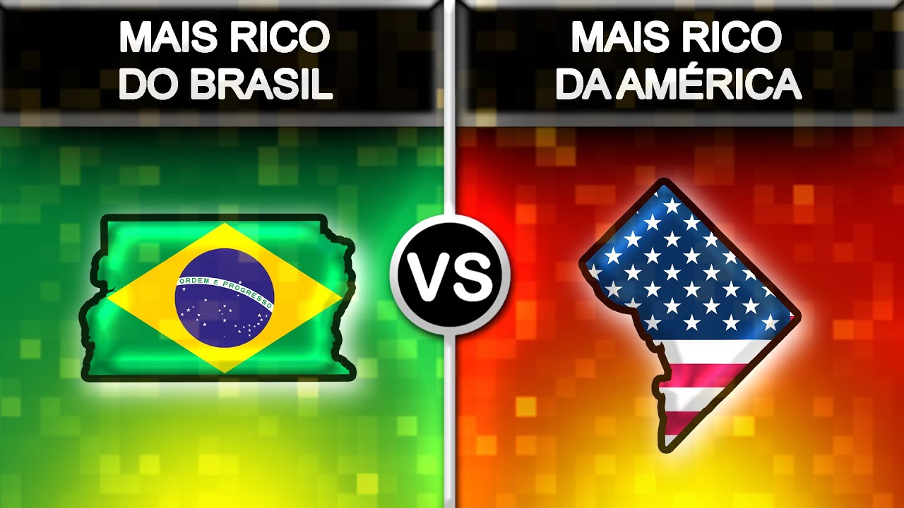 O mais rico do Brasil vs Mais rico dos Estados Unidos | Comparação ...