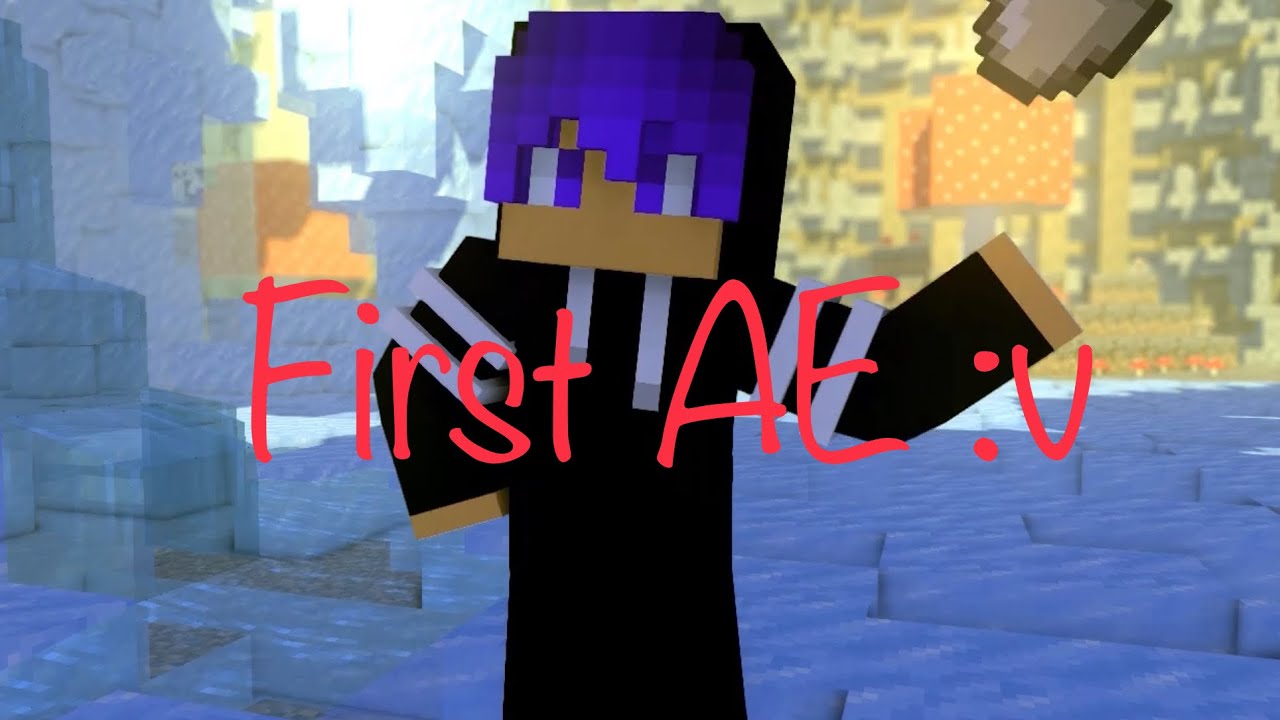 Intro template [Mine imator + After effect] My first AE;-; - YouTube