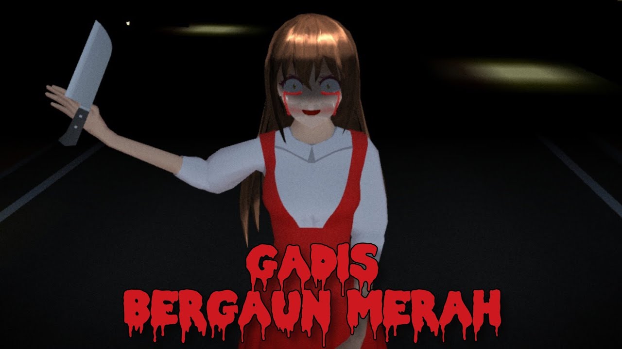 GADIS BERGAUN MERAH || HOROR MOVIE || Sakura School Simulator - YouTube