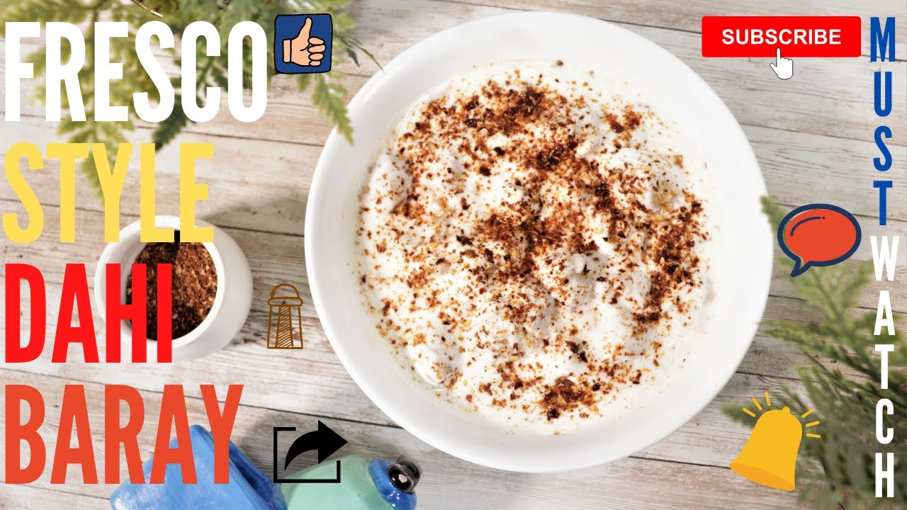 HOW TO MAKE DAHI BARAY (FRESCO STYLE) QUICK RECIPE (URDU/HINDI) - YouTube