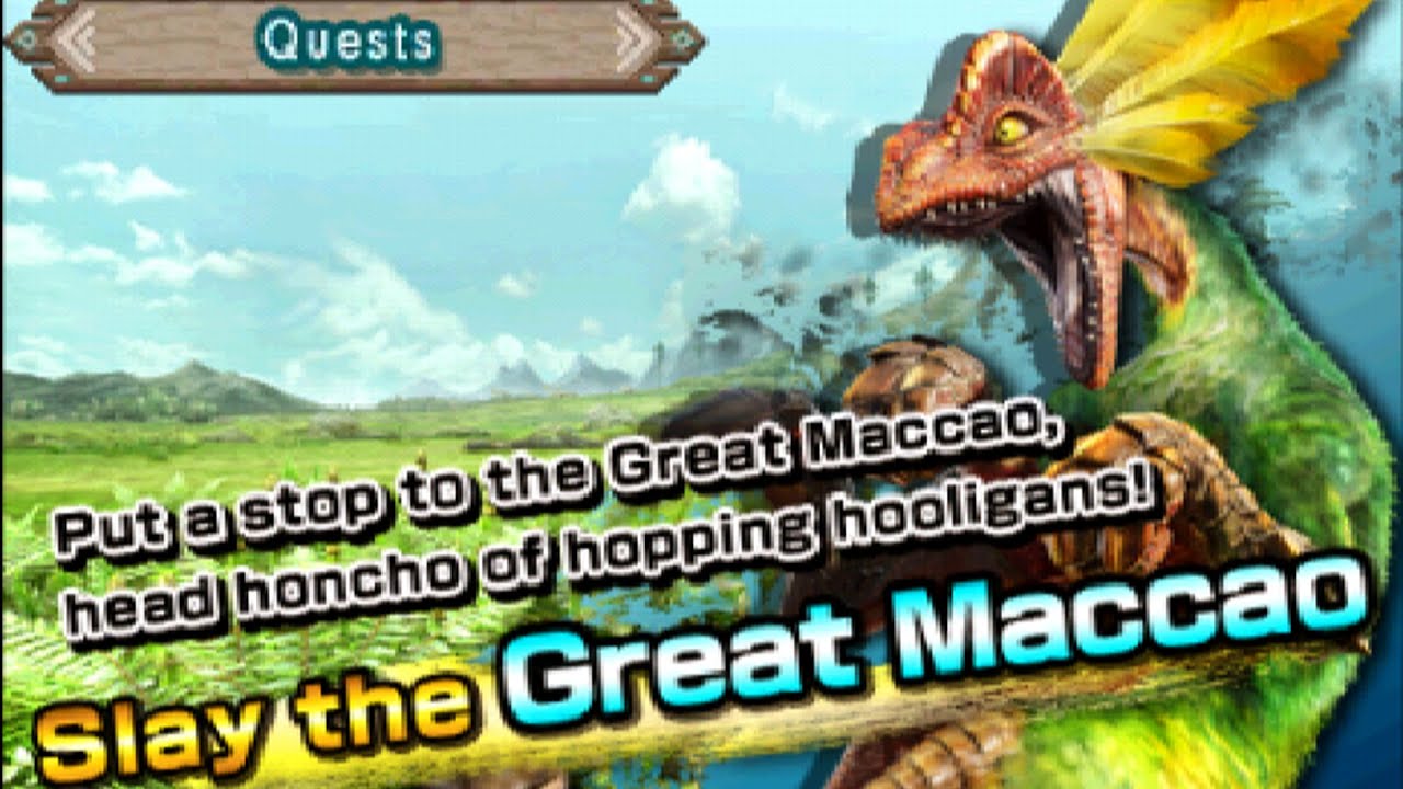 Monster Hunter Generations Demo | Great Maccao Quest + Giveaway! [NEW ...