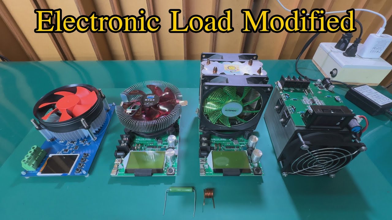 โมดิฟายเพิ่มวัตต์อิเล็กทรอนิกส์โหลด ตอนที่ 1 - Electronic Load Modification Ep.1 (Main ...
