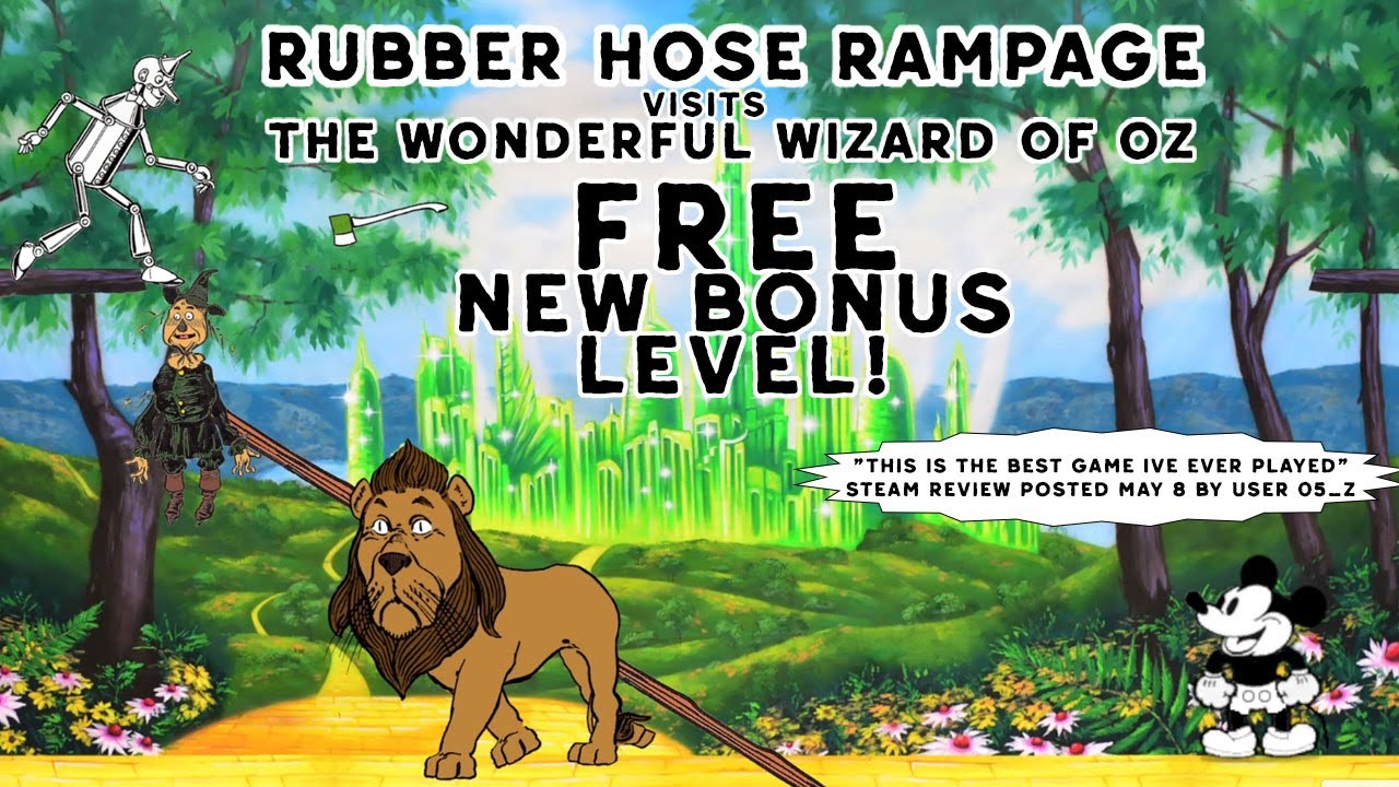 Rubber Hose Rampage goes to The Wonderful Wizard of Oz - YouTube