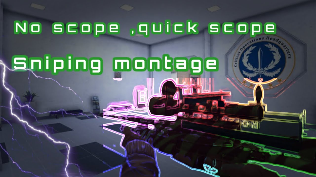 ns and qs scope | Sniping montage | Critical ops - YouTube