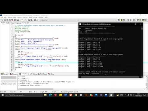 Program Dev C++ Kombinasi (Array, String, Fungsi dan Struct) - YouTube