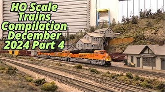 Layout Railfanning: HO Scale BNSF Freight Train Part 1 - YouTube
