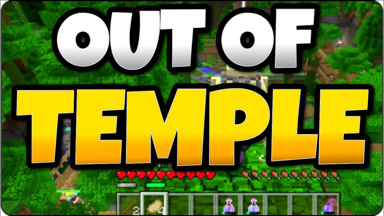 Minecraft Battle Mode Out of Map Tutorial -How To Get Out of Temple ...
