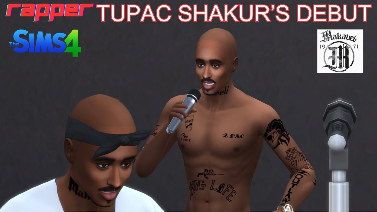 Sims 4 Rap Artist Tupac Shakur's Video Debut - YouTube