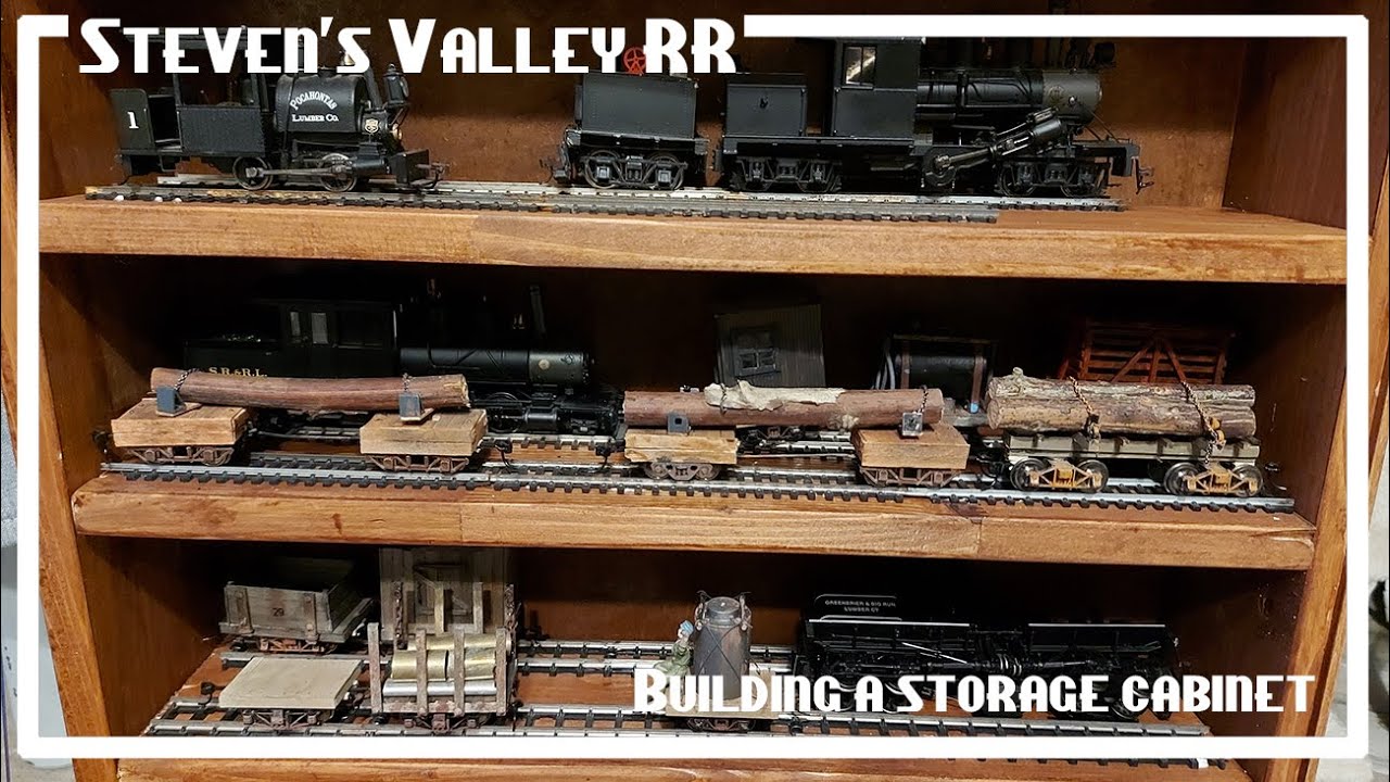 Building a storage cabinet for the locos & rolling stock # ...