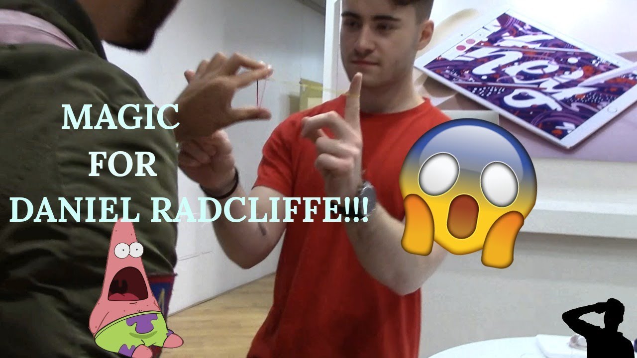 MAGIC FOR DANIEL RADCLIFFE!!! - YouTube