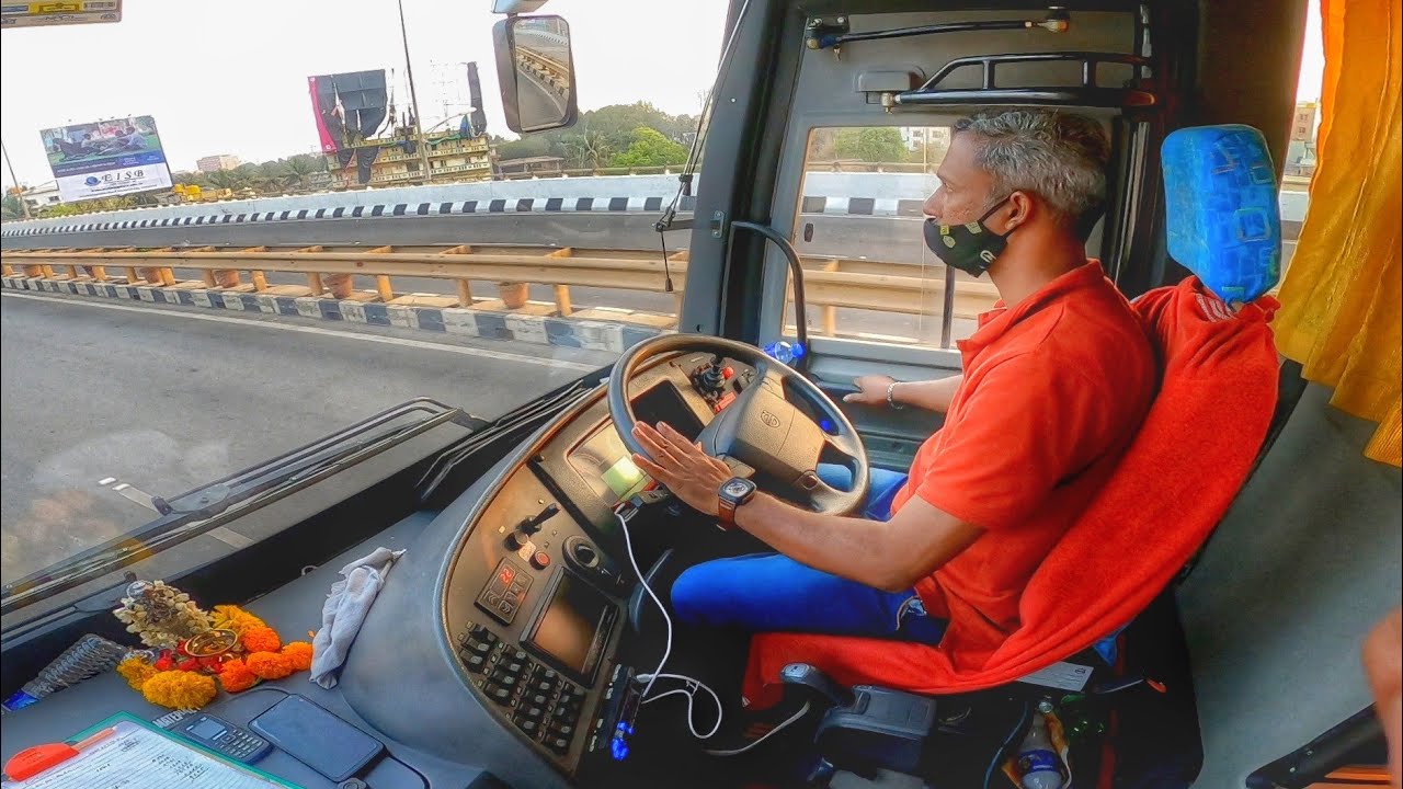 AGGRESSIVE VOLVO BUS DRIVER PUSHING VOLVO B11R I-SHIFT 370HP IN TO ...