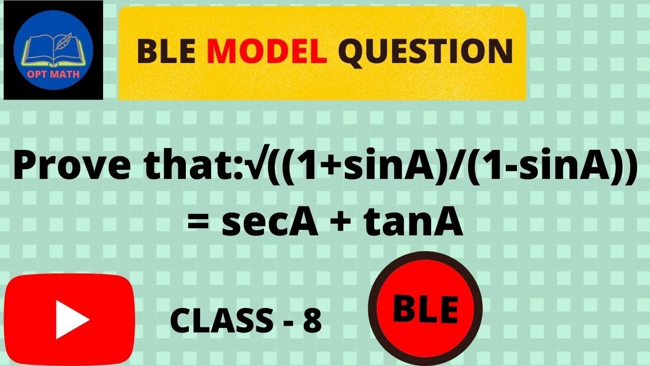 BLE Preparation Class|| Model Question Practice|| Trigonometric ...