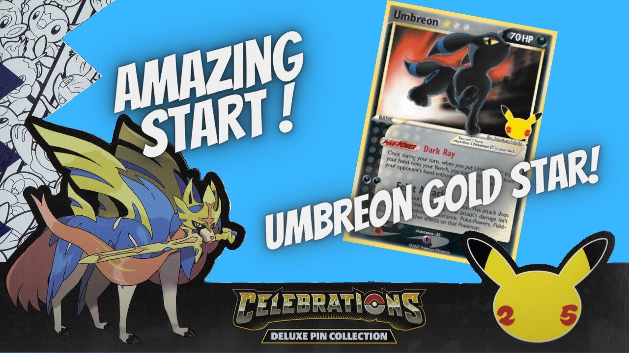 Zacian v box celebrations opening! - YouTube