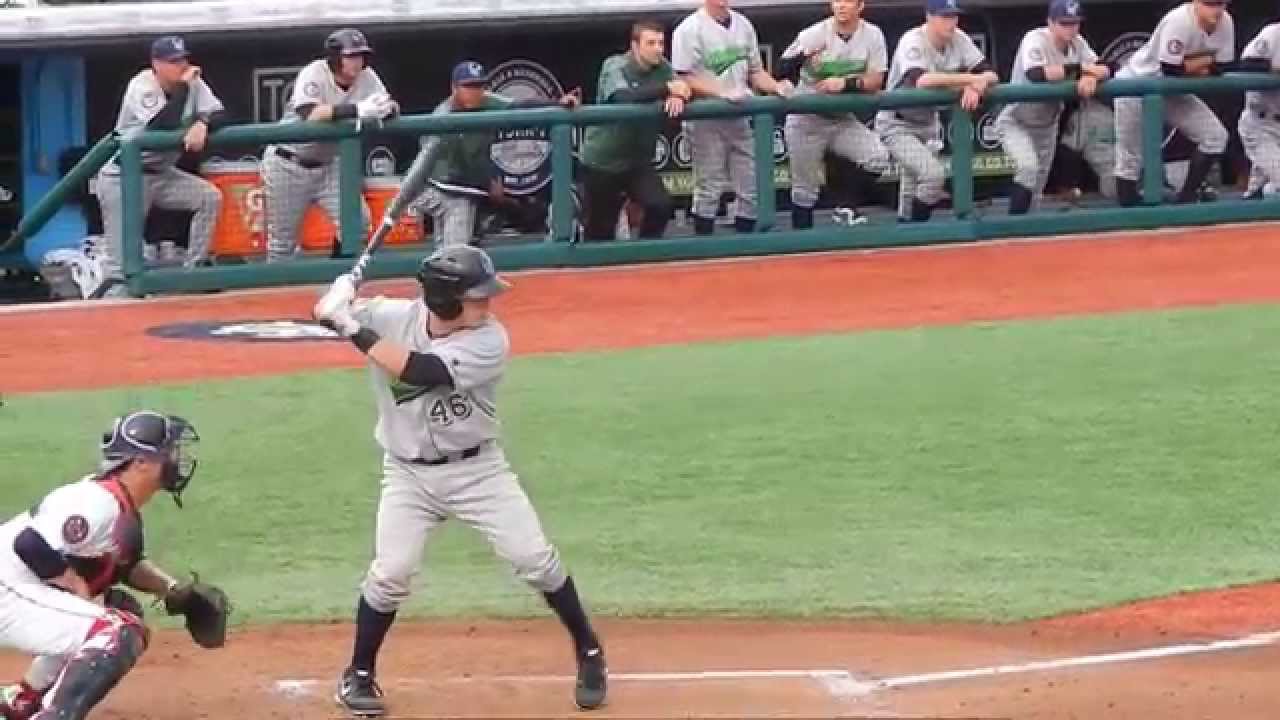 Pirates Prospect Kevin Krause Batting 7/16/14 HD - YouTube