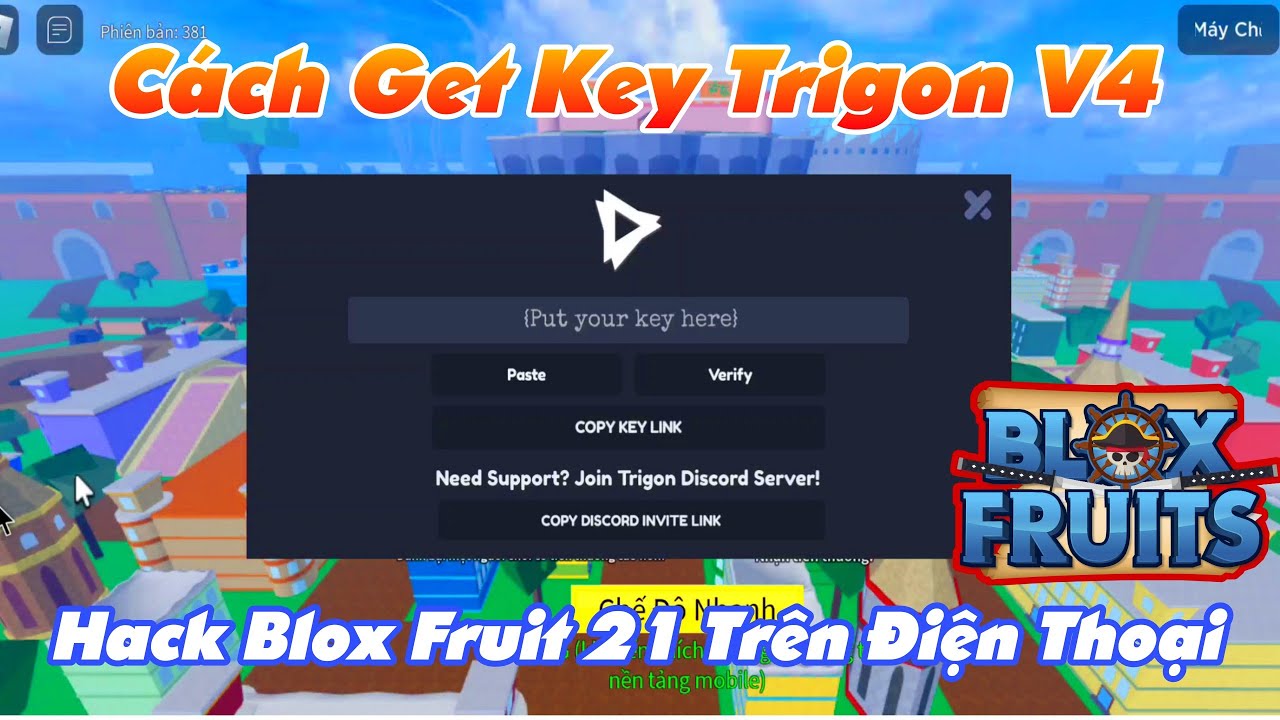 Cách GET KEY Clien Trigon V4I hack blox fruits 21 trên điện thoại mới ...