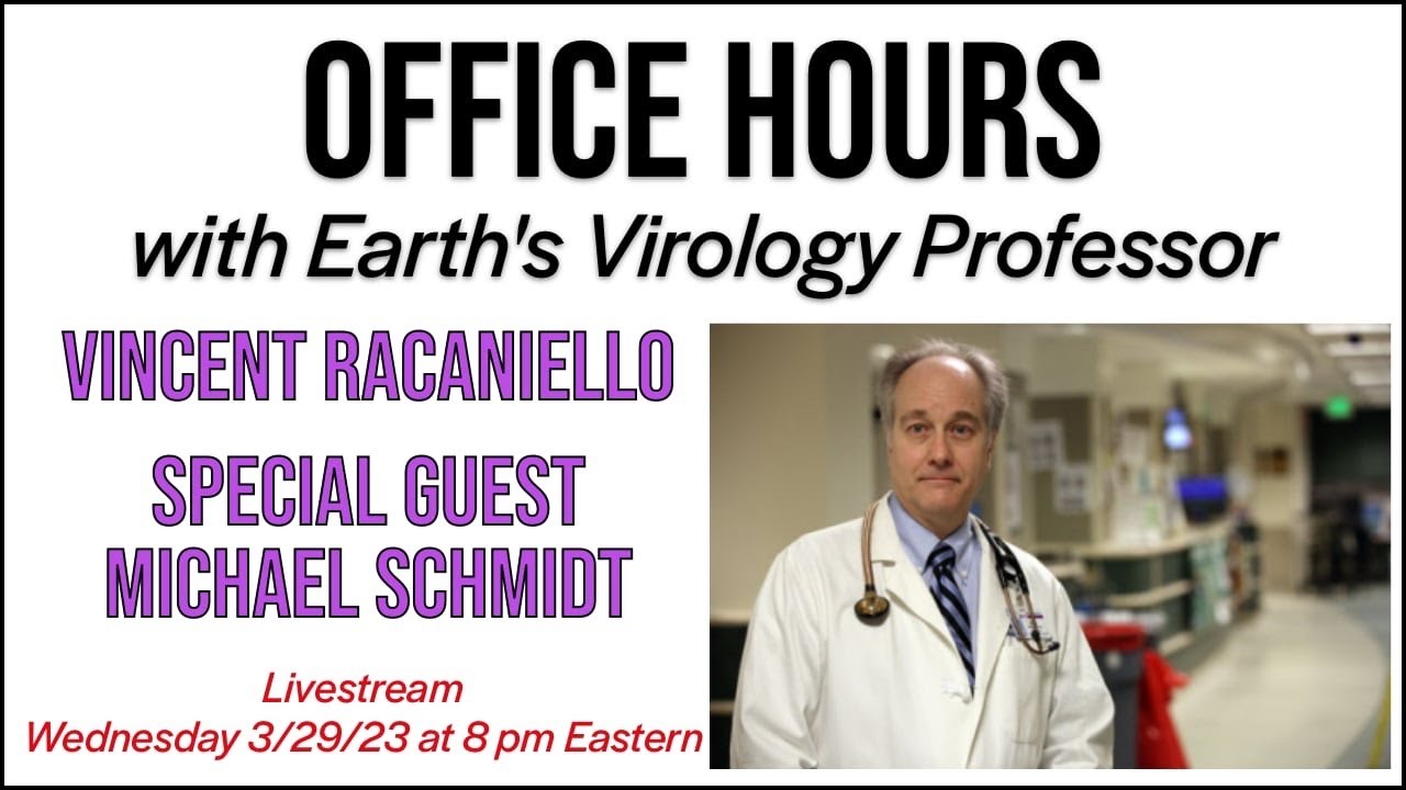Office Hours with Earth's Virology Professor Livestream 3/29/23 8 pm ...