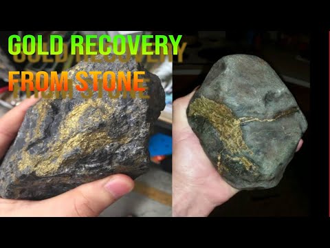 Stone Gold Recovery |Gold Ore Gold Recovery | Rocks Gold Recovery - YouTube