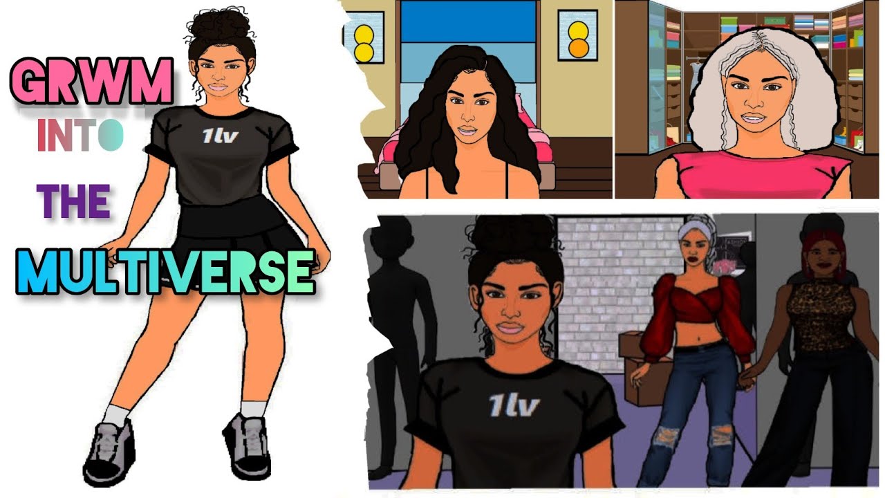 GRWM into the MULTIVERSE- Ep11 Jamaican Cartoon - YouTube