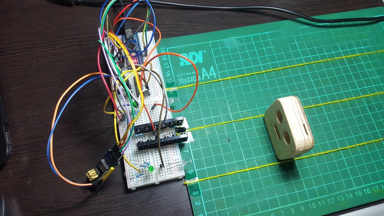 PCF8574 i2c I/O expansion IR Obstacle Sensor Arduino Noise filter - YouTube