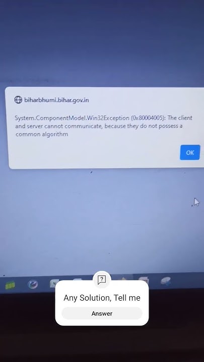 System.ComponentModel.Win32Exception (0x80004005): The client and server cannot communicate ...