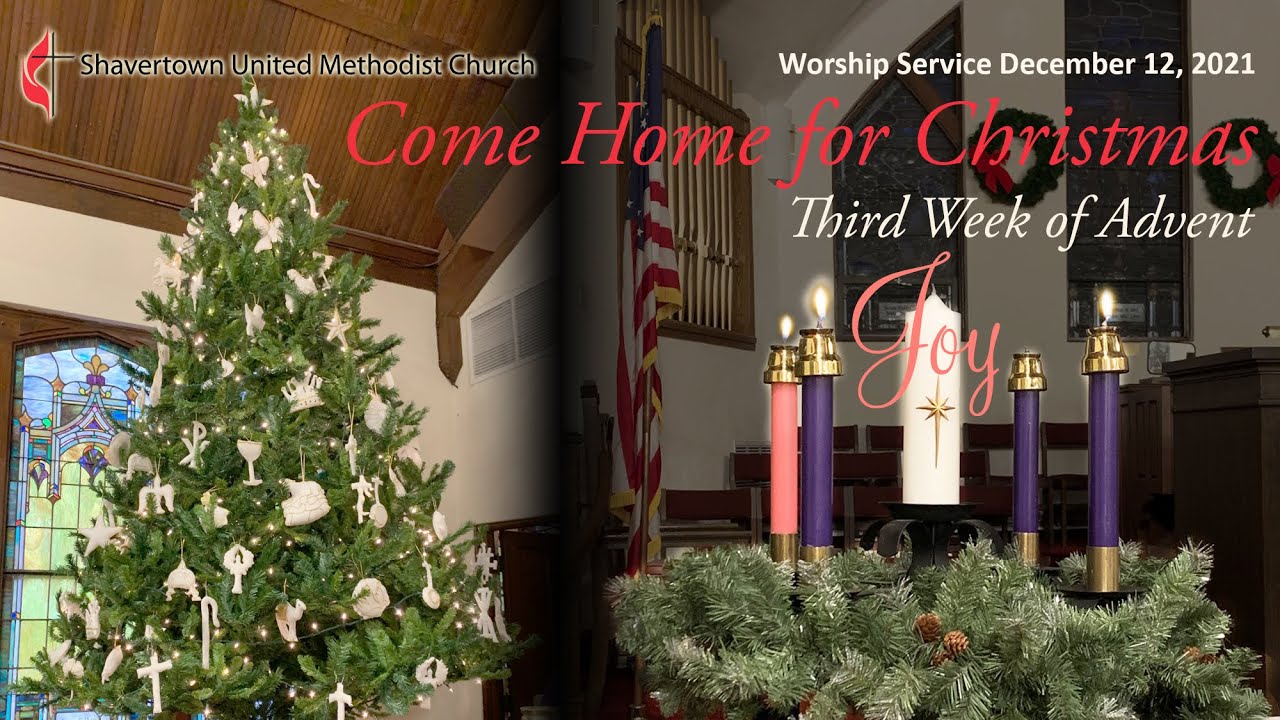Shavertown United Methodist Church Worship 12/12/2021 - YouTube