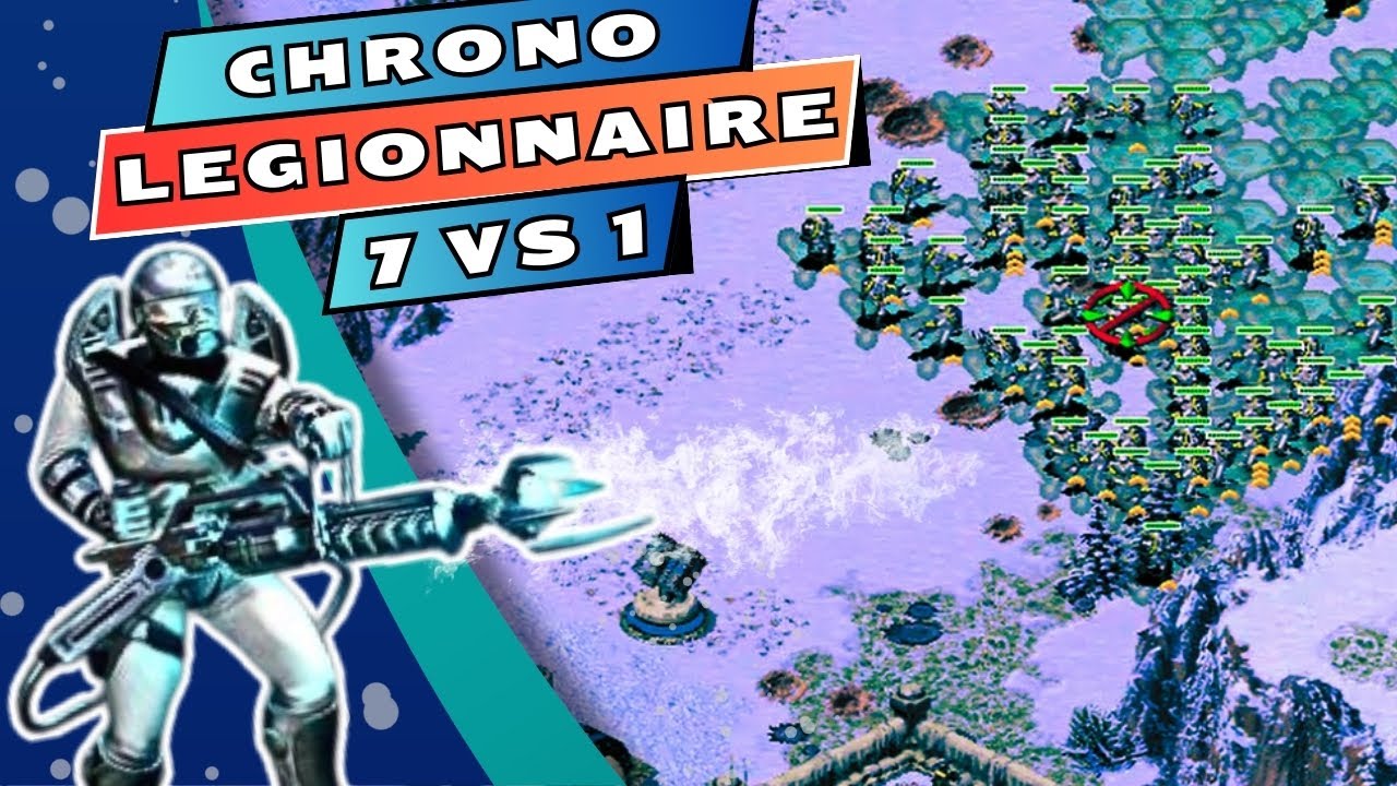 Red Alert 2 - 7 Vs 1 - How To Use Chrono Legionnaire - Super Weapons On ...