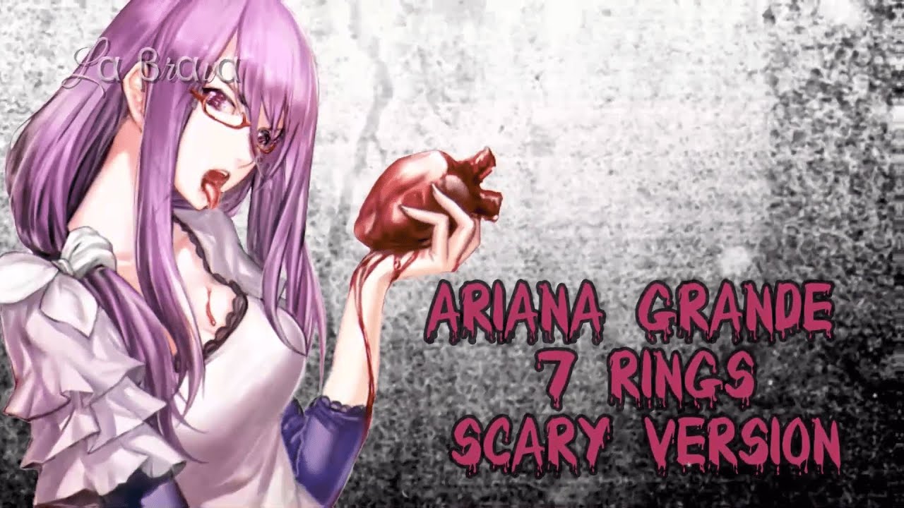 7 rings (scary version) - Ariana Grande Nightcore ★ Lyrics HD ♪ - YouTube