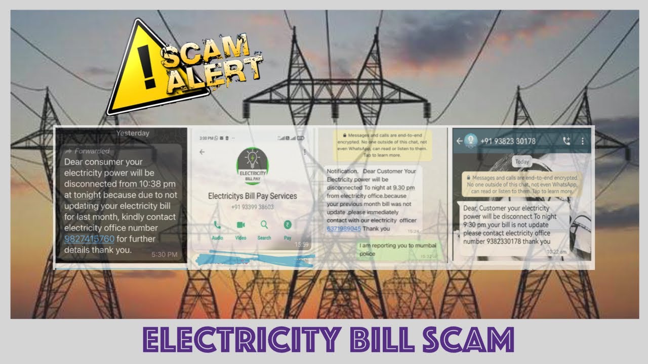 Fraud Alert: Beware of Electricity Bill Scam, ELECTRA MAN OR ...