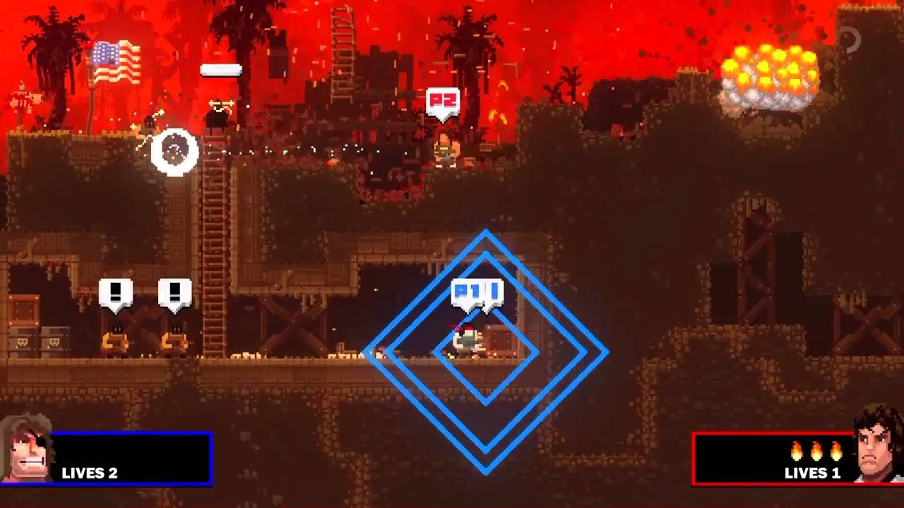 HELICOPTER DEATH!!! (Broforce) - YouTube