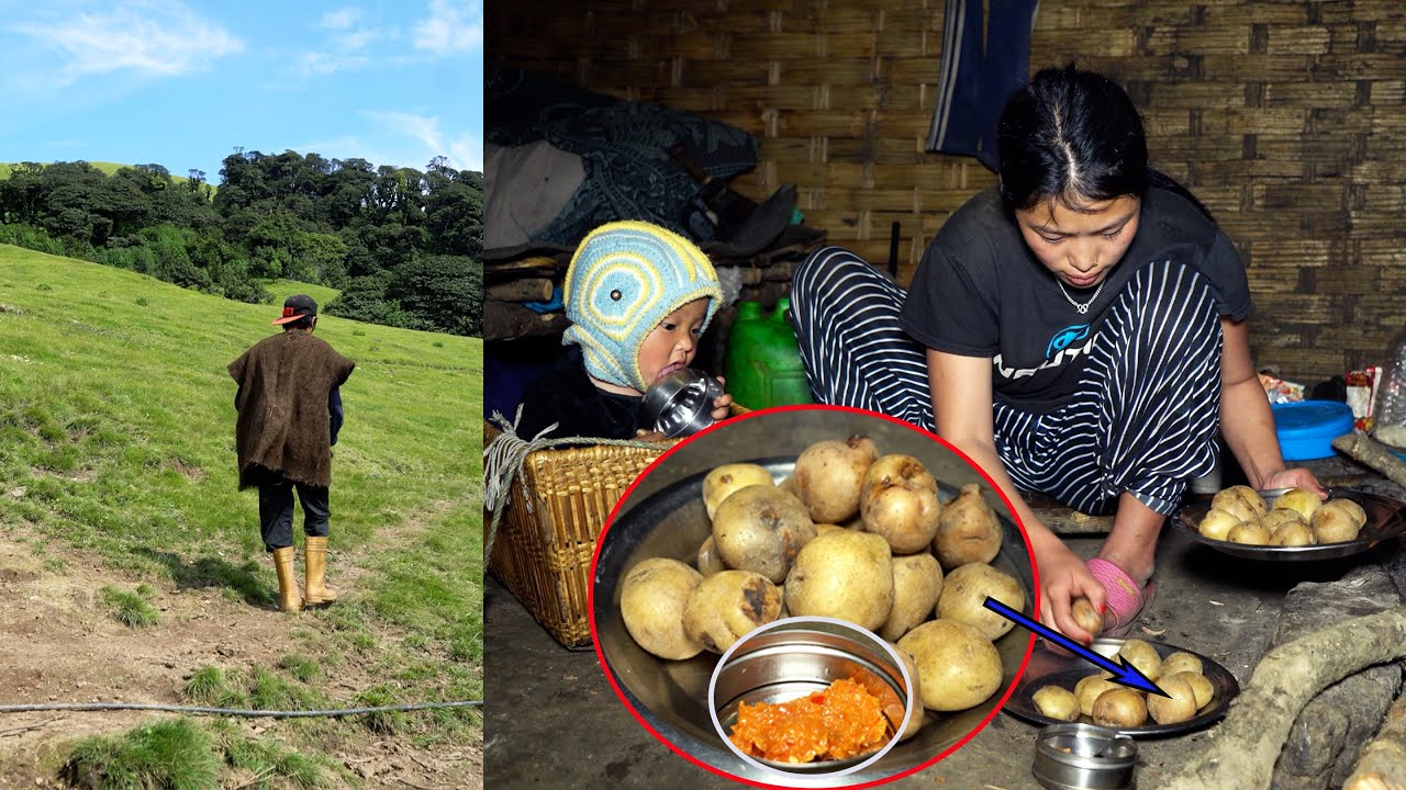 Manjita cooking boil potato & eating @manjitacooking - YouTube