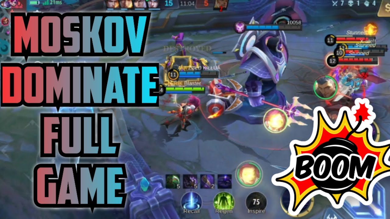 Moskov's Full Dominance Build & Gameplay For Mythic Rank Push | Mlbb ...