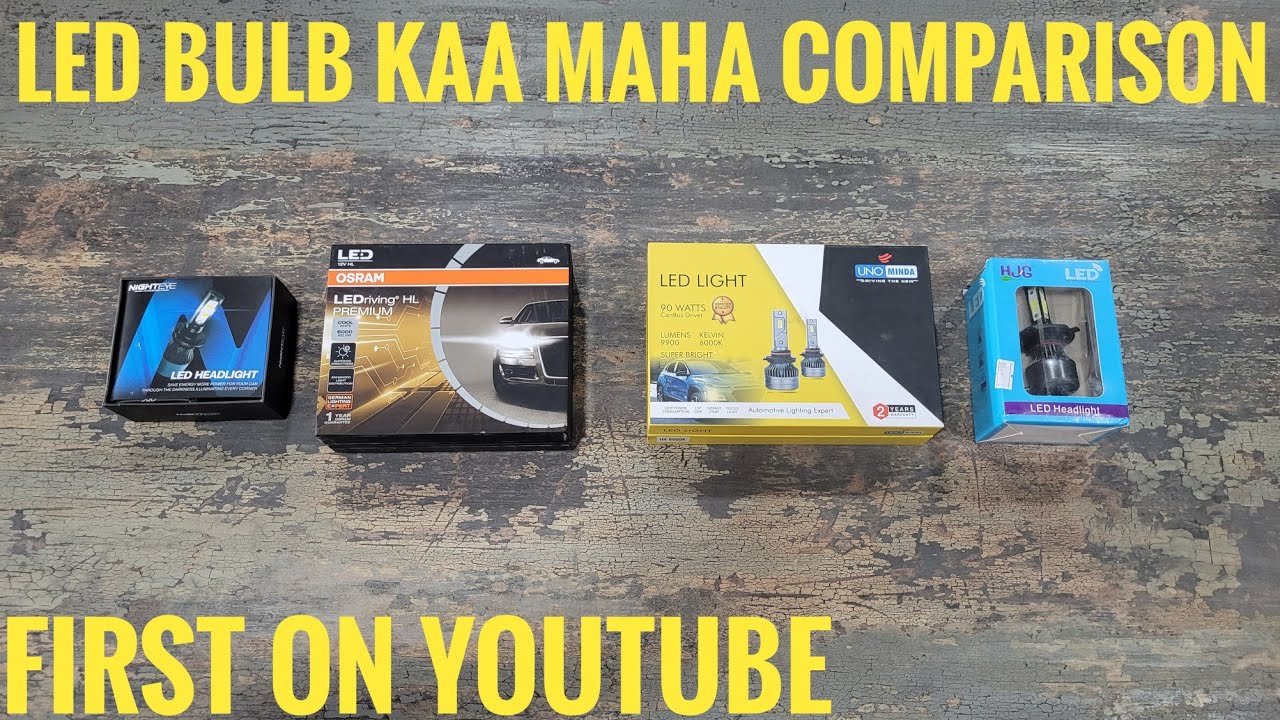 Best LED Bulb For Bike And Cars 🔥 | Nighteye | Osram | HJG | UNO Minda ...