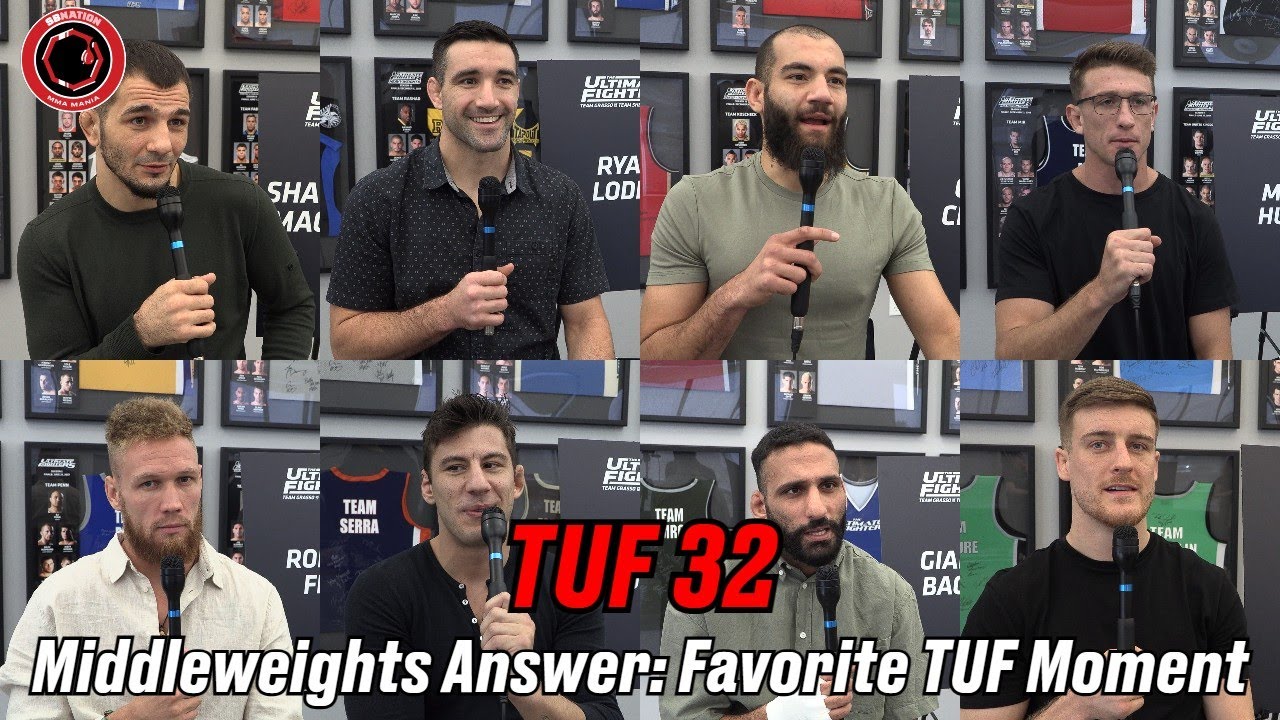 The Ultimate Fighter 32 Middleweight Contestants Answer ... Favorite ...