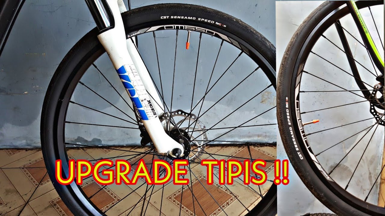 GANTI BAN INI JADI LEBIH RINGAN || UPGRADE TIPIS SEPEDA TURANZA 2705 ...