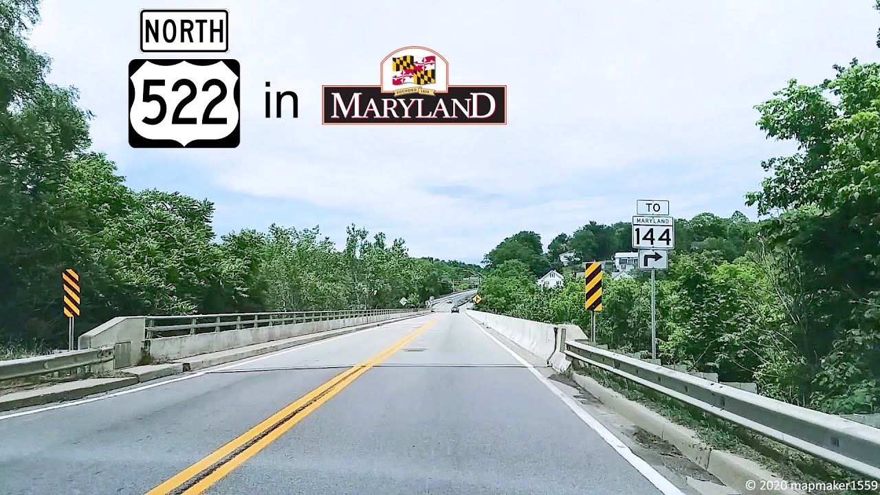 US-522 Northbound in Maryland (Full Trip) - YouTube