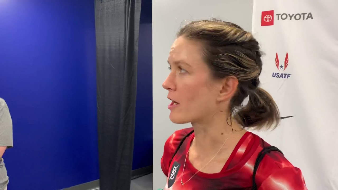 Kate Grace on why she opted for 1500 over 800 at USAs - YouTube