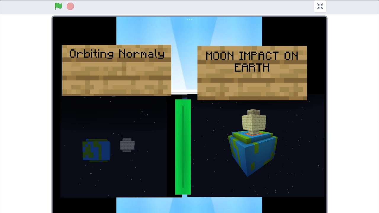 MOON IMPACT IN MINECRAFT PART 2 | Minecraft Animation - YouTube