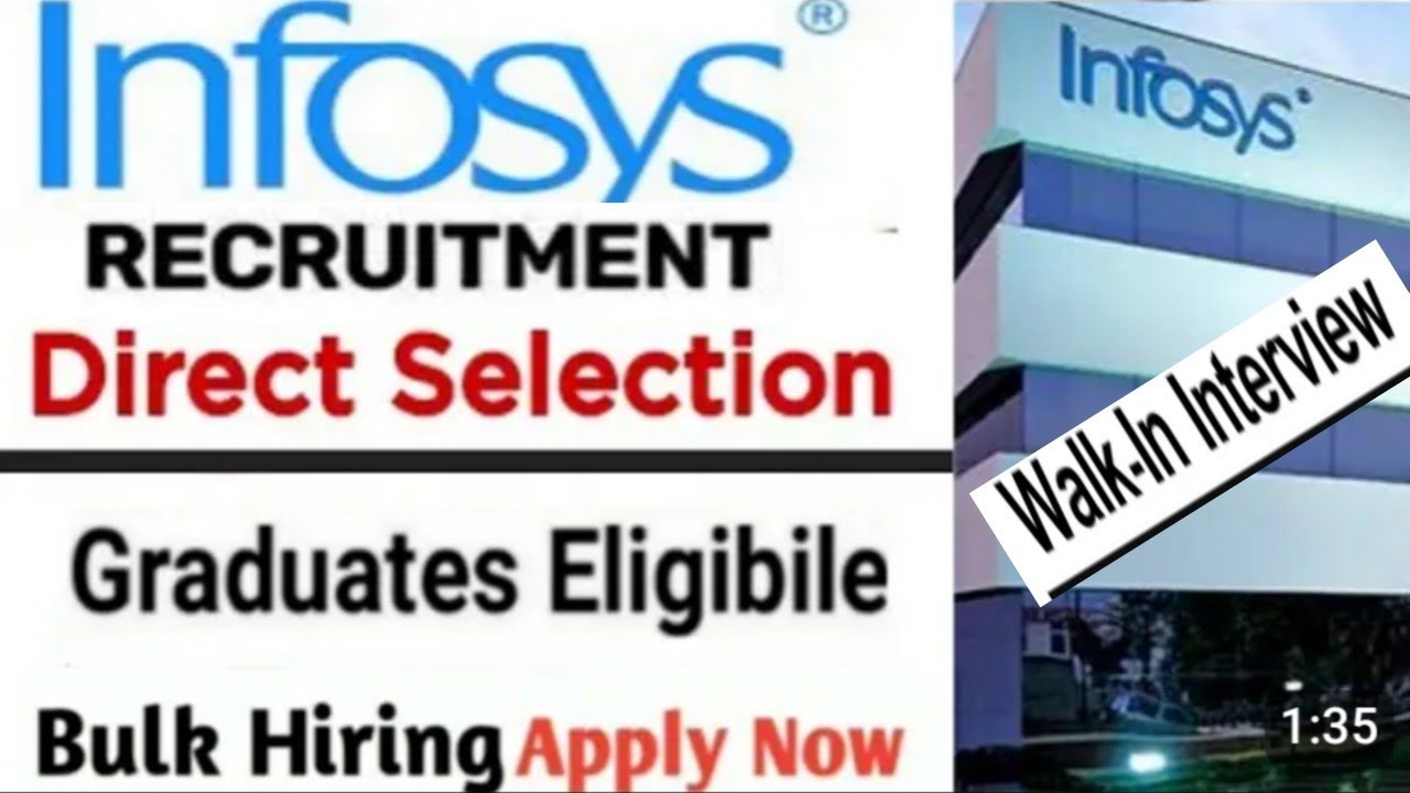 walk in interview Infosys Hyderabad 2024/any graduate/work from office ...