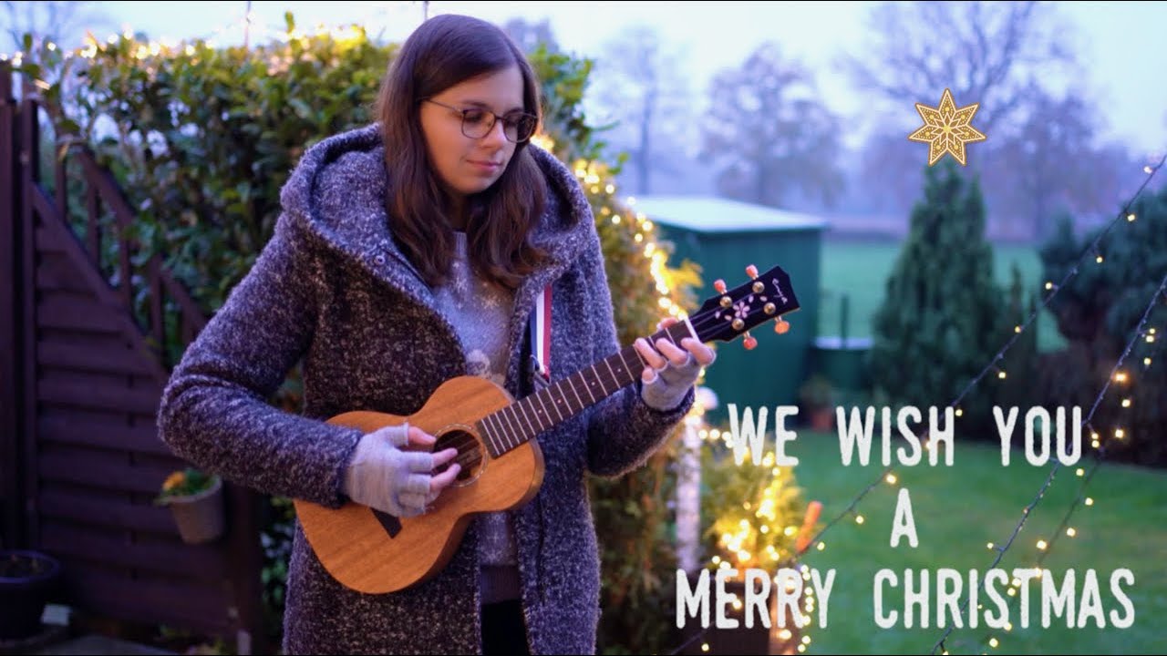 Fingerstyle Ukulele Tutorial - We wish you a merry christmas (beginner ...