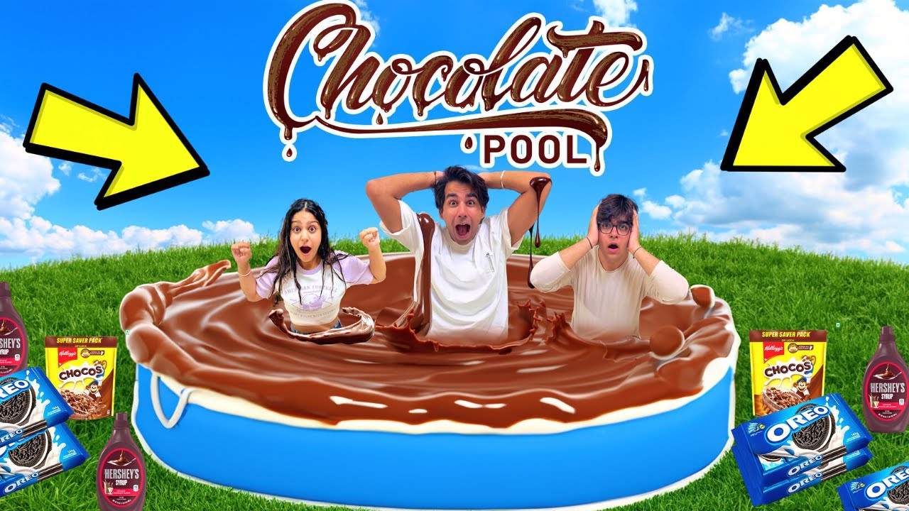 CHOCOLATE BATH CHALLENGE | Rimorav Vlogs - YouTube