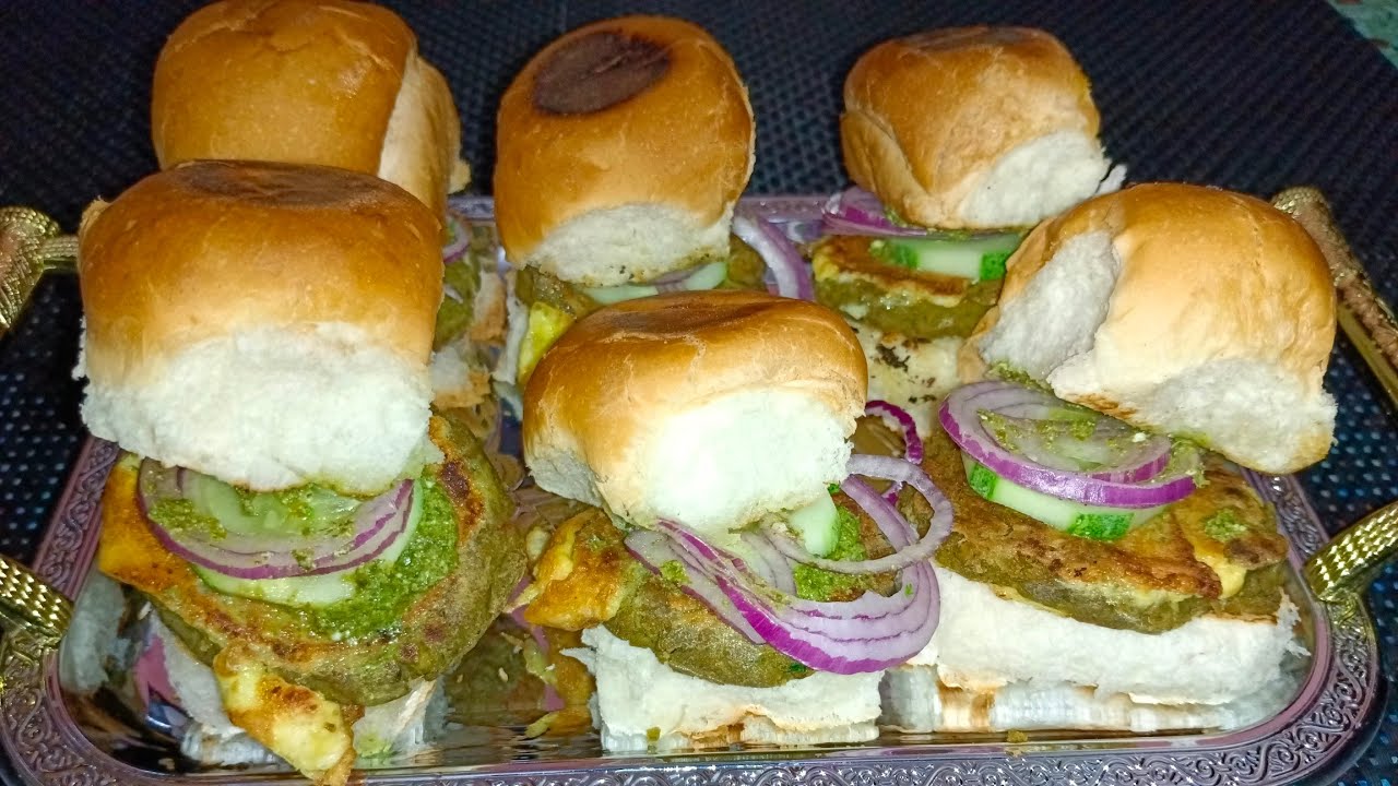 Bun(Pav)Kabab Recipe||Street Style Mini Bun Kabab||Karachi Famous Bun ...