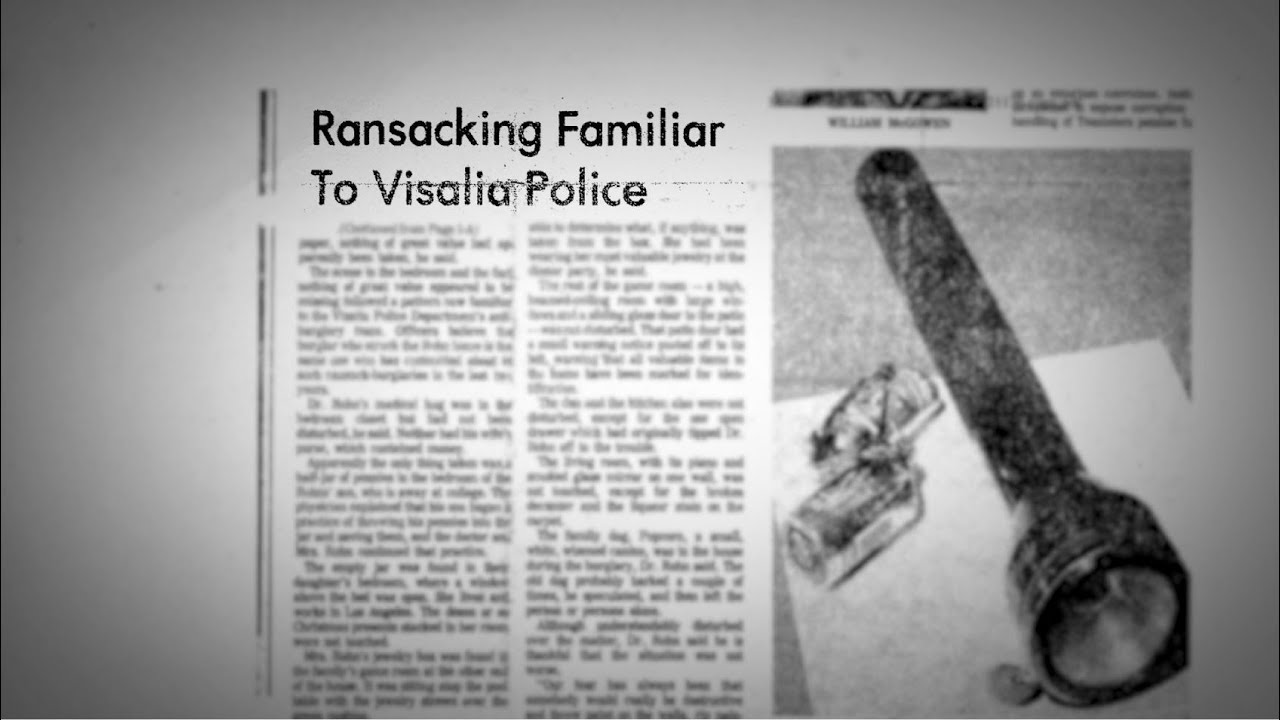 Did the Golden State Killer start his criminal career as the 'Visalia ...