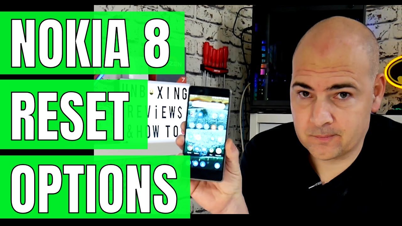 Nokia 8 FULL ERASE & Other Network Reset Options - YouTube