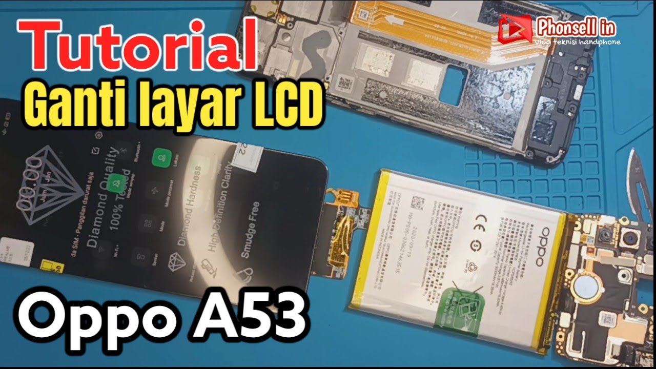 Ganti LCD Oppo A53 (2020) || replace LCD screen Oppo A53 (2020) - YouTube